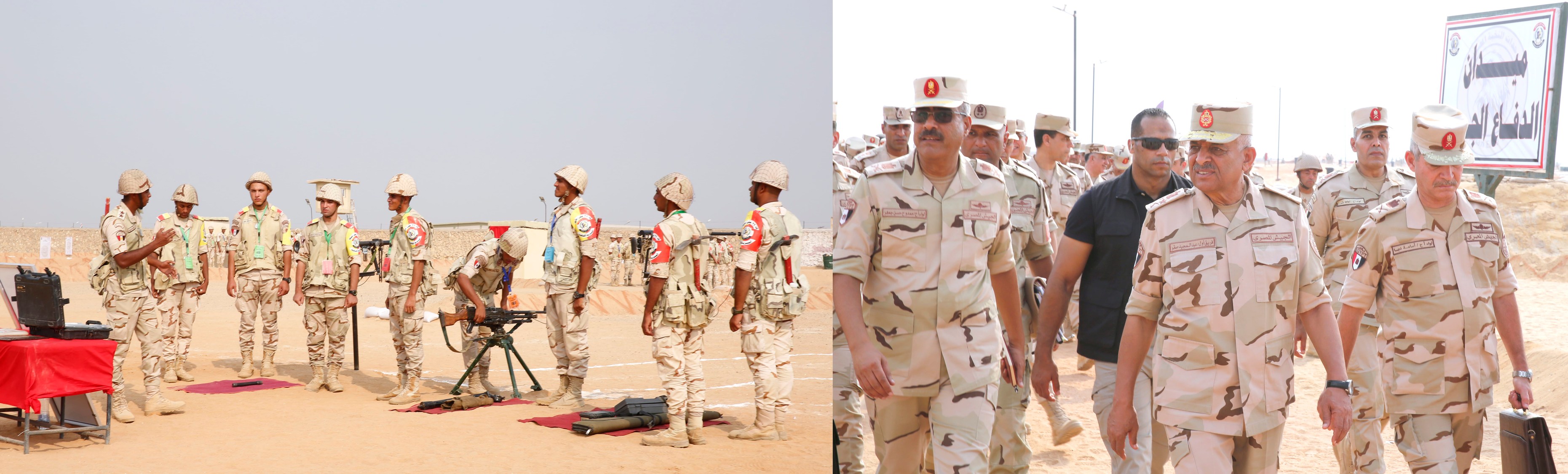 Photos: Egypt's defense minister stresses armed forces' peak combat ...