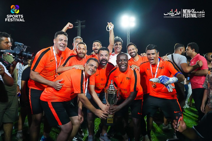 Photos: Football legends of Egyptian clubs face off in New Alamein ...
