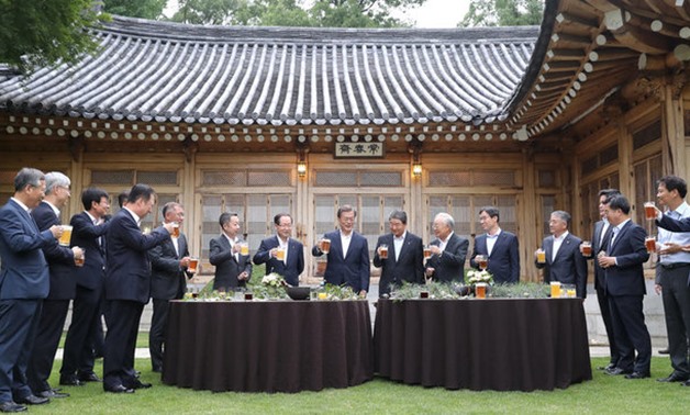 Moon calls for 'stern response' to N.K. missile test - EgyptToday