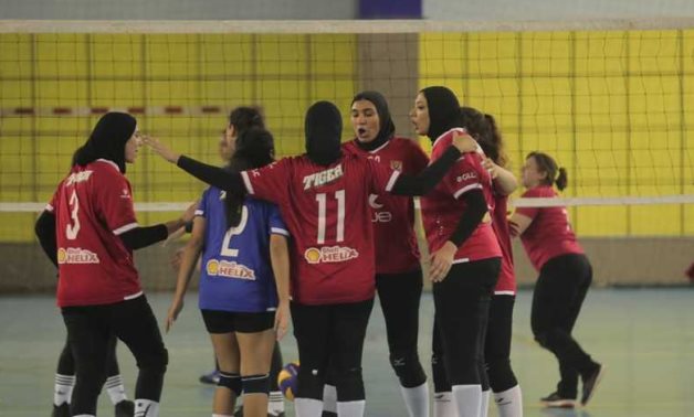 Al-Ahly women volleyball won the Egypt Cup after beating Shooting club ...
