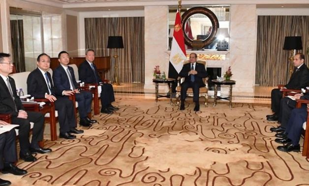 President Sisi, Chief of Chinese Construction Engineering Corp discuss ...