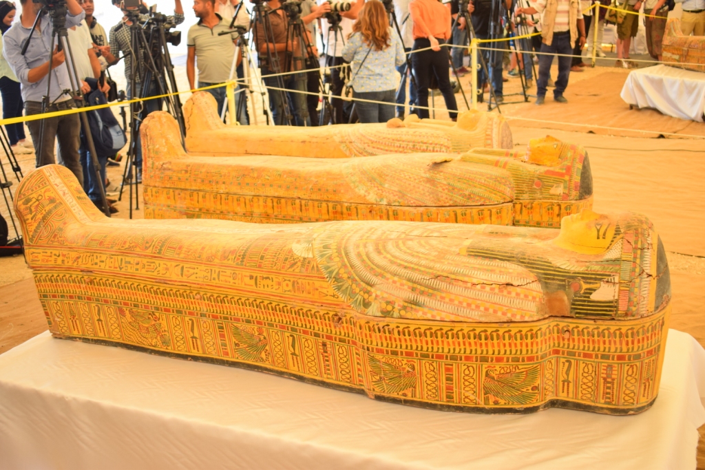 Rare discovery of 30 coffins at Assasif necropolis in Luxor - EgyptToday