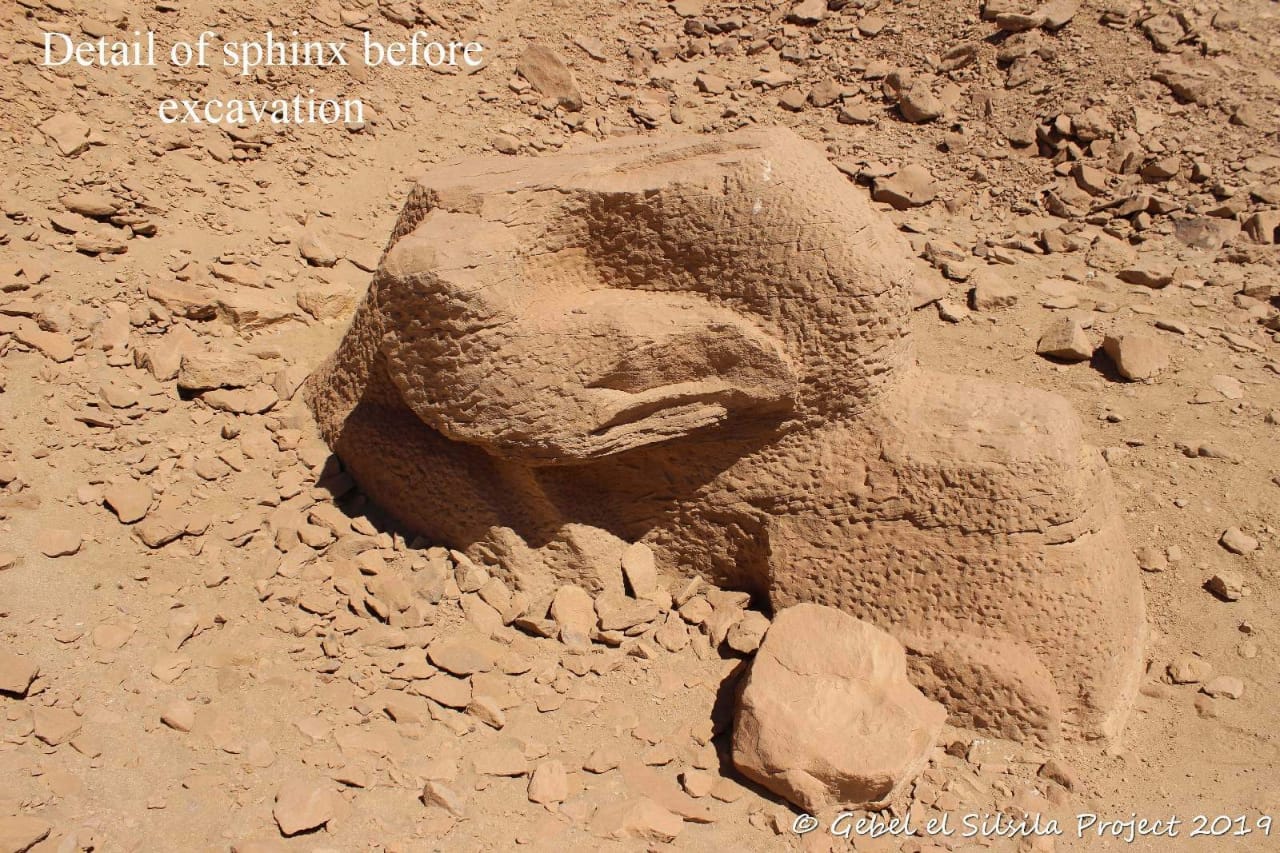 Sandstone workshop uncovered at Gebel El-Silsila, Aswan - EgyptToday