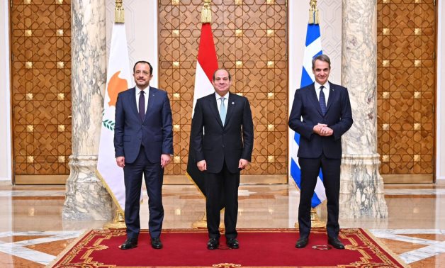 Egypt, Greece, Cyprus leaders reaffirm commitment to regional peace ...