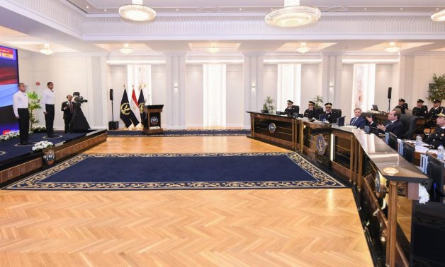 President Sisi attends assessment test for the Police Academy - EgyptToday