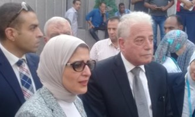 Health minister inspects development works at Alamein hospital - EgyptToday
